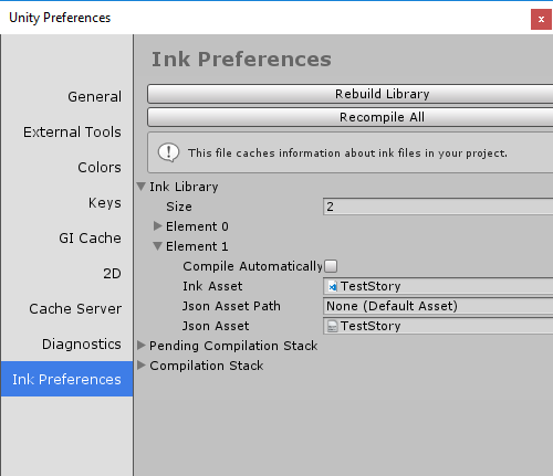 Hide the InkLibrary asset · Issue #12 · inkle/ink-unity-integration · GitHub