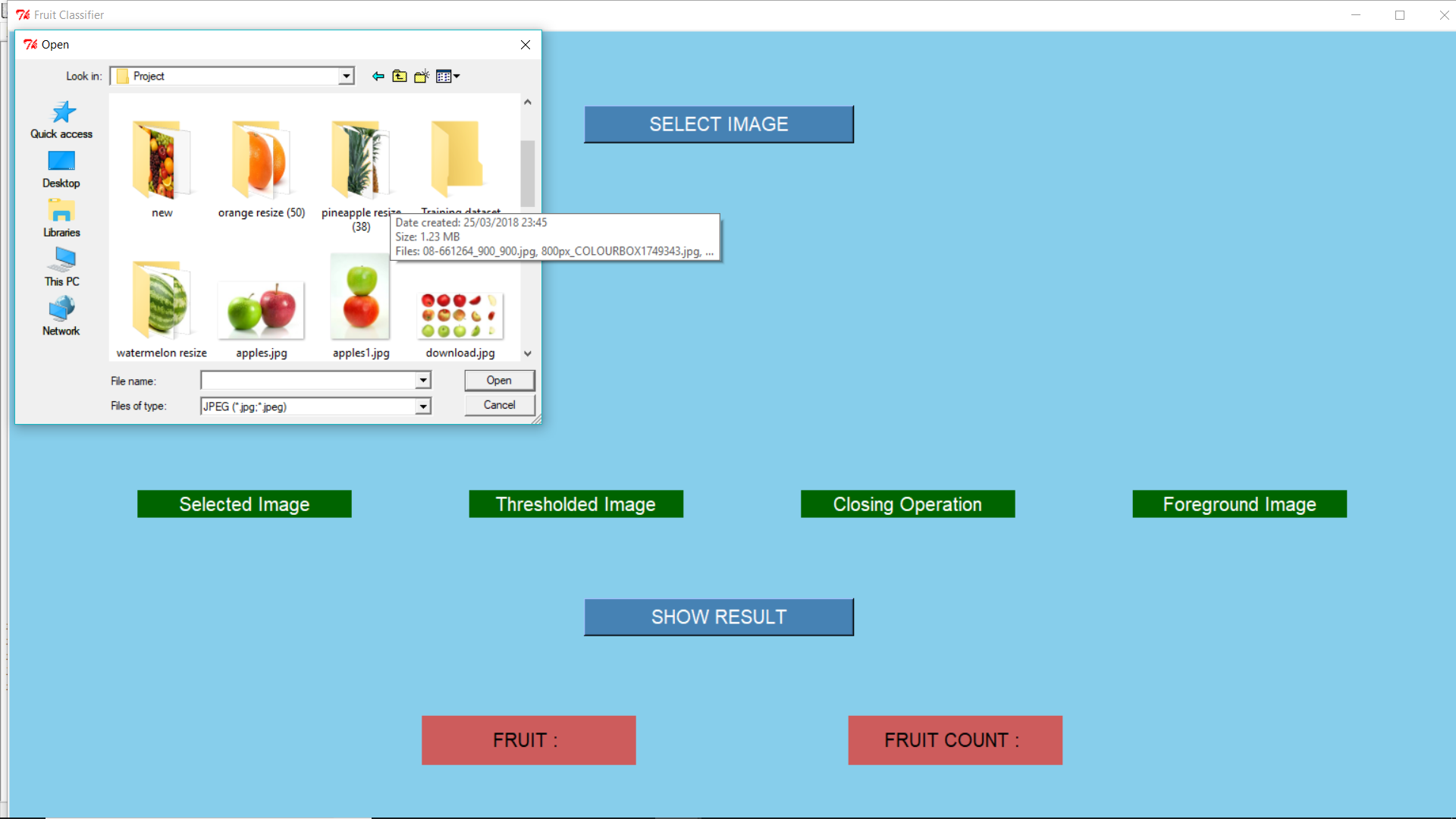 Github Ayuzzzfruit Classification And Count Using Image Processing