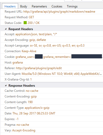 [Bug] Jibberish in plugin readme · Issue #9344 · grafana/grafana · GitHub
