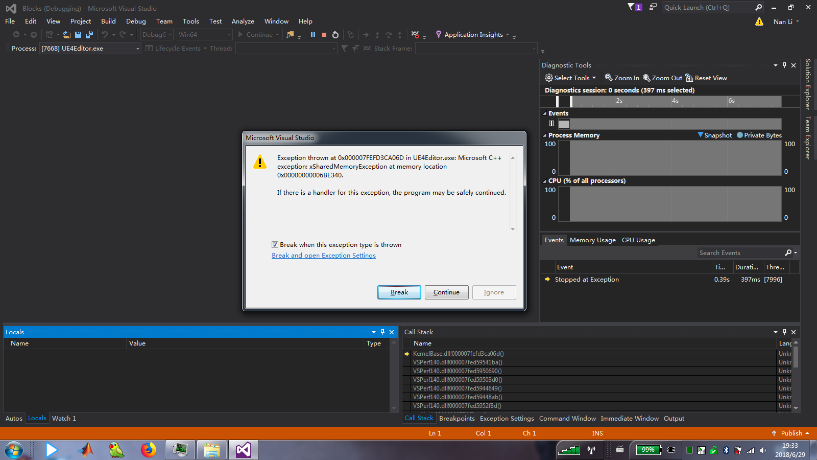 "Error at startup: Error creating directory, hr=5", anyone met this?(not create/load settings ...