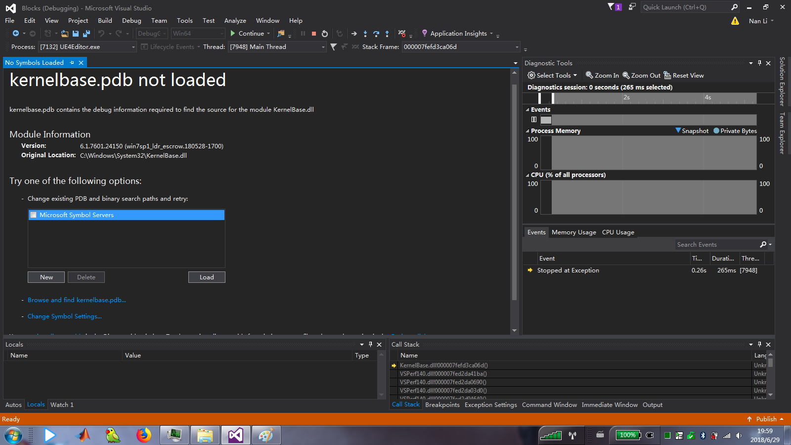 "Error at startup: Error creating directory, hr=5", anyone met this?(not create/load settings ...