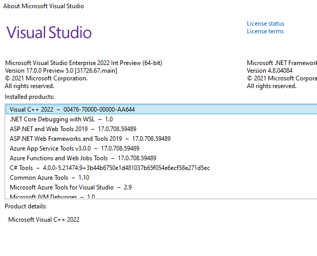 Unable to activate pylance in VS2022 exp hive · Issue #6734 · microsoft/PTVS · GitHub