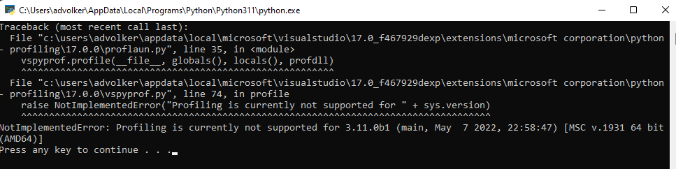 Vs Crashes When Python Interpreter Version Is Not In Pythonlanguageversion Enum · Issue 7009 
