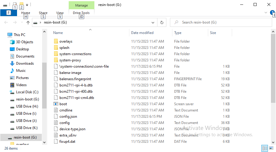 Os Configure Does Not Place System Connections File In That Folder On Boot Partition On Windows 