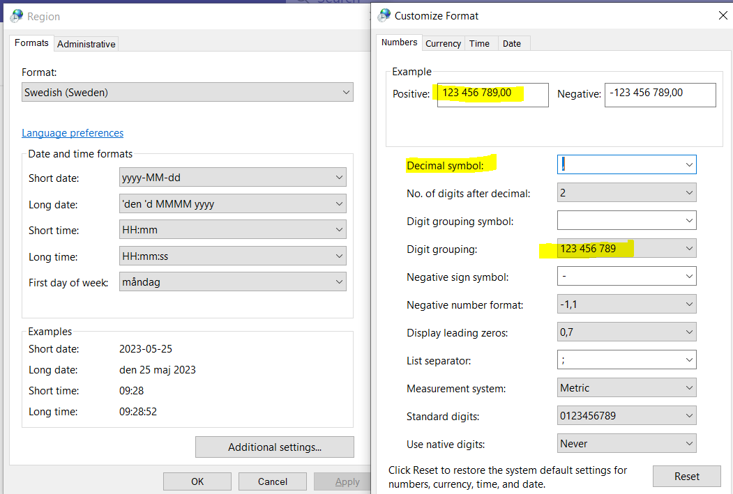 Slider - i18n decimal separator should honor user's language and region. Able to take comma ...