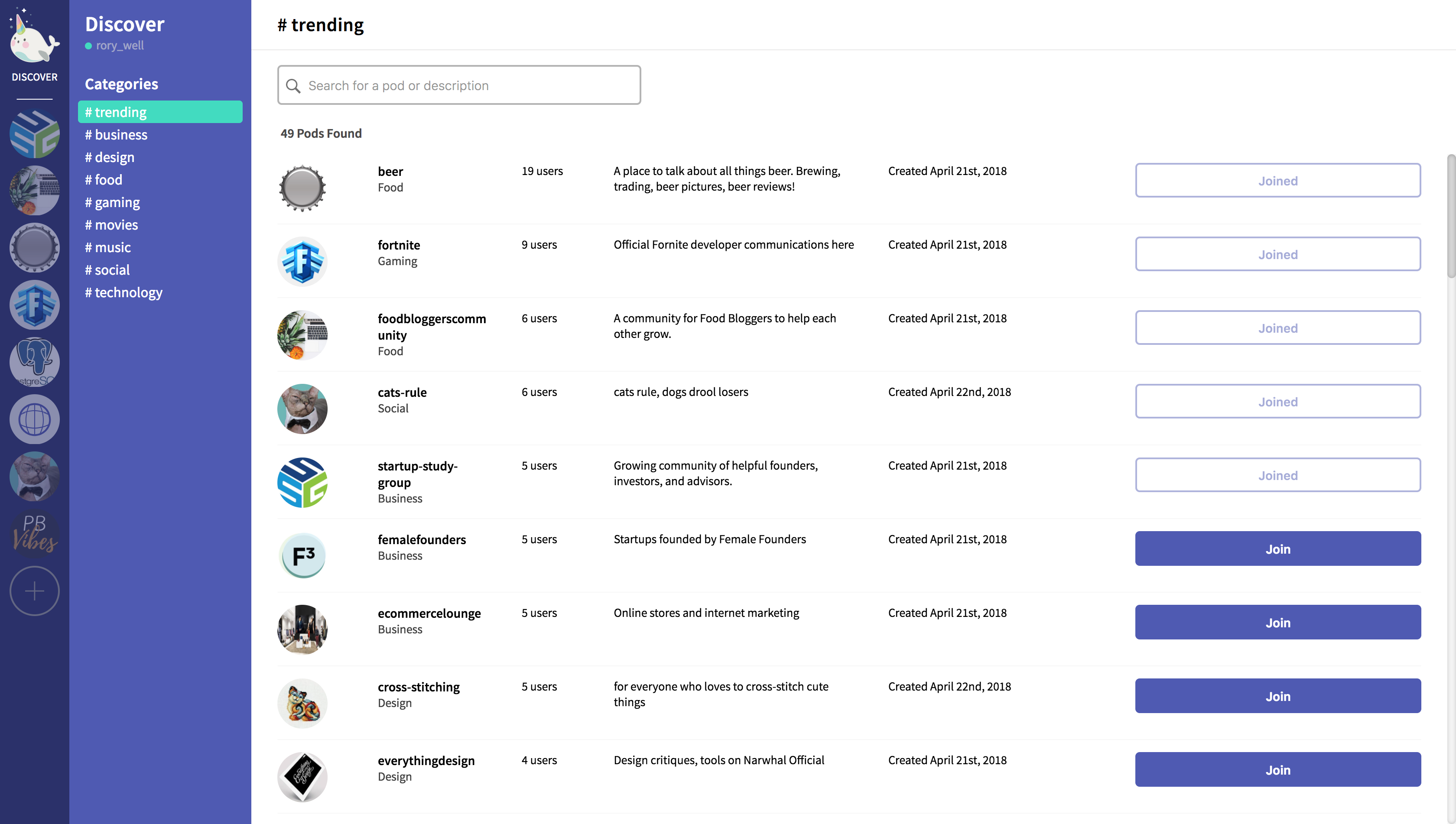 GitHub - narwhal-chat/narwhal: The main client and gateway server for narwhal.