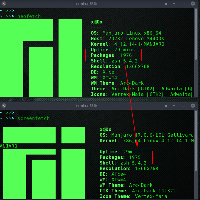 what packages number exactly is ？ · Issue #867 · dylanaraps/neofetch · GitHub