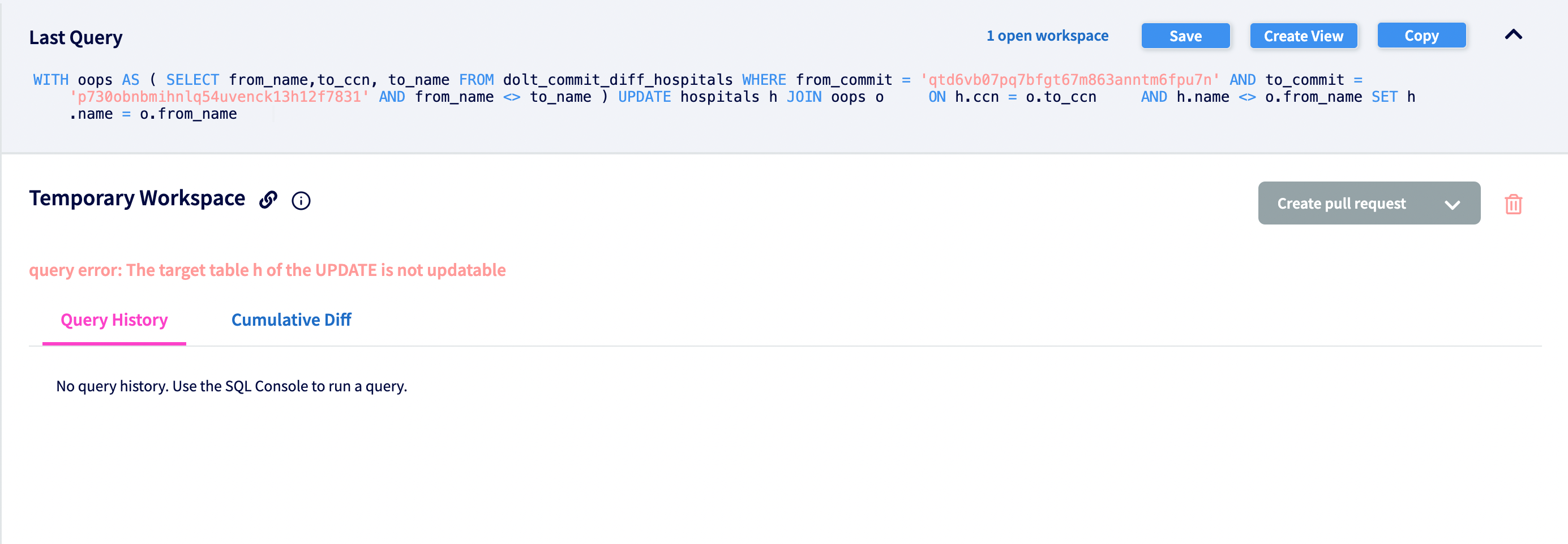 Update Join Combined With Cte Throws Error · Issue 5481 · Dolthub Dolt · Github