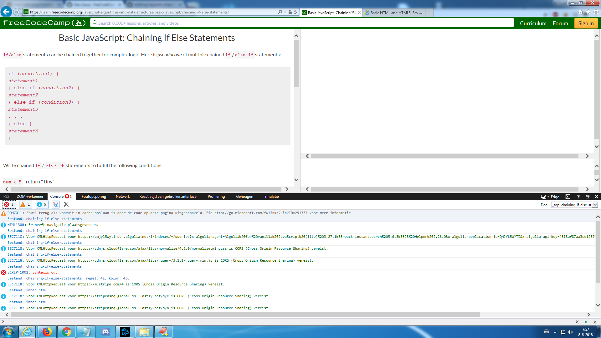 Code editor + console output not loading in IE11.0.9600.18163 · Issue #17499 · freeCodeCamp ...