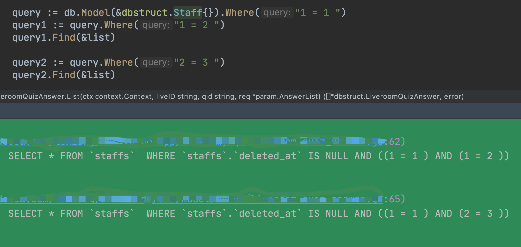 gorm v1 and v2 is incompatible (db=db.Where()) · Issue #5387 · go-gorm/gorm · GitHub