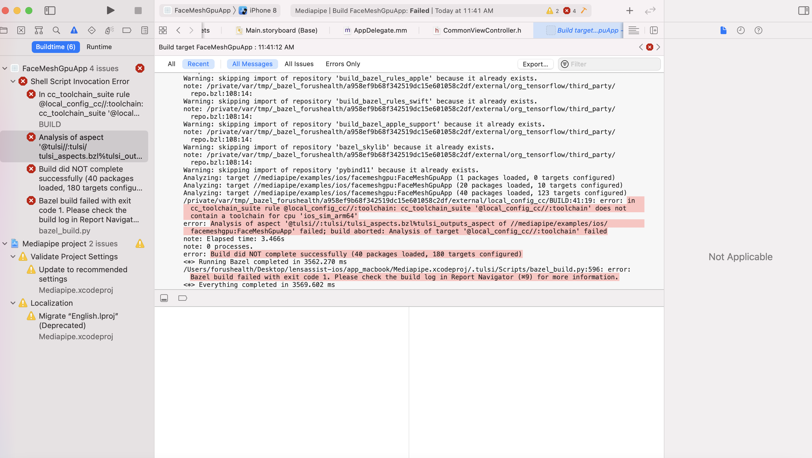 Xcode Export Error: "The archive contains nothing that can be signed." · Issue #133 · google-ai ...