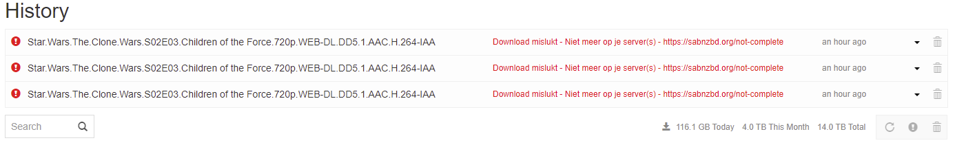 Sonarr tries to import a failed download from Sabnzbd · Issue #4451 · Sonarr/Sonarr · GitHub