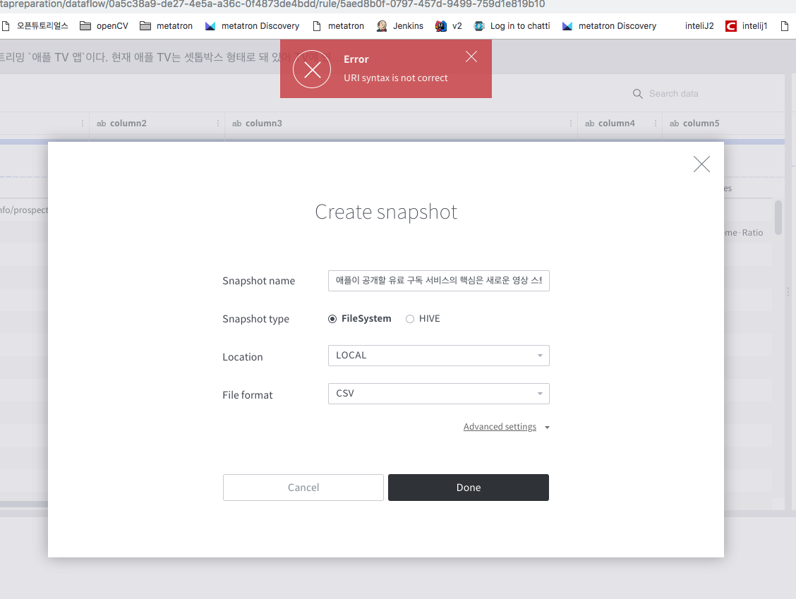 A Long Snapshot Name Throws An Error In Attempting Snapshot Table Generation · Issue 1752