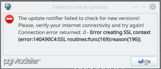 Updater Error At Start · Issue 1258 · Pgmodelerpgmodeler · Github
