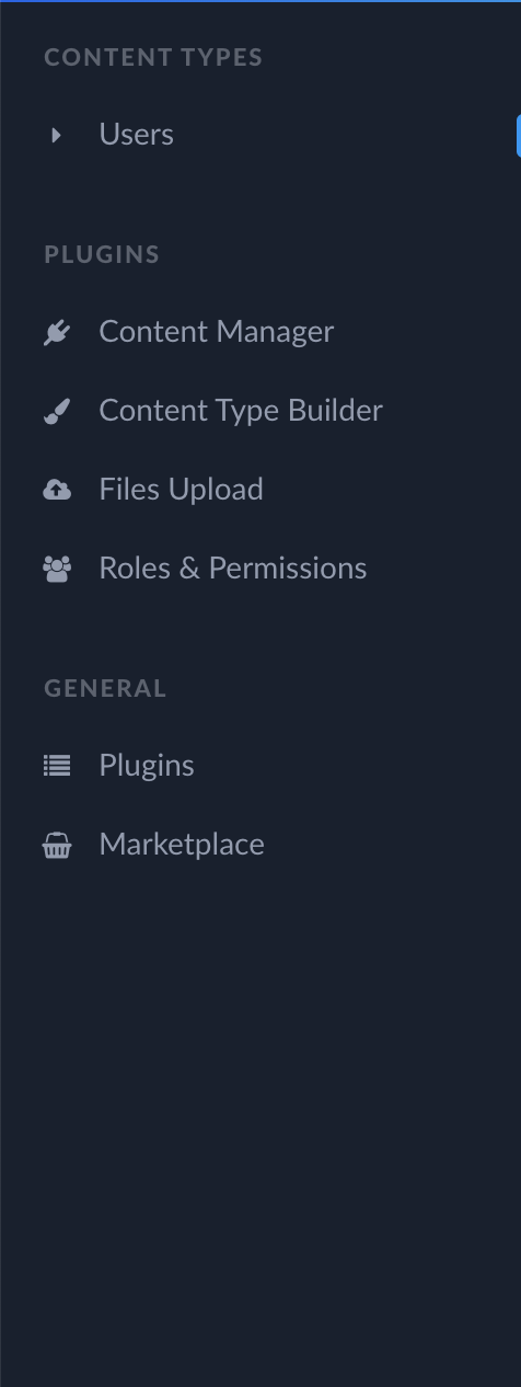 "Configuration" Tab in left navigation is not shown · Issue #4546 · strapi/strapi · GitHub