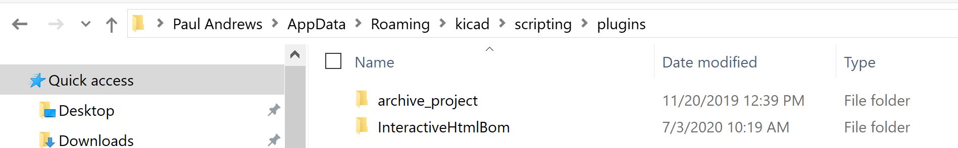 Install doesn't appear in plugins menu · Issue #163 · openscopeproject/InteractiveHtmlBom · GitHub