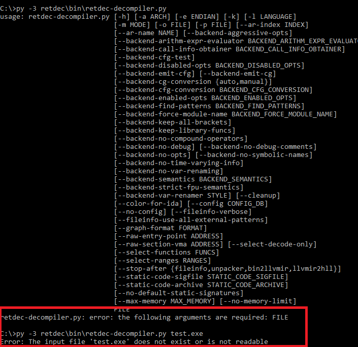 How To Install And Run Retdec In Windows · Issue 547 · Avastretdec · Github