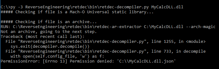 How to install and run RetDec in Windows? · Issue #547 · avast/retdec · GitHub