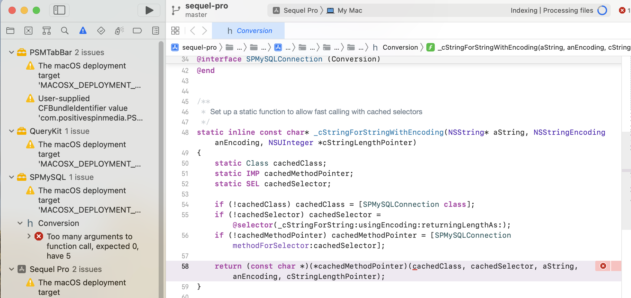 Build Fails On Ventura · Issue 3856 · Sequelpro Sequelpro · Github