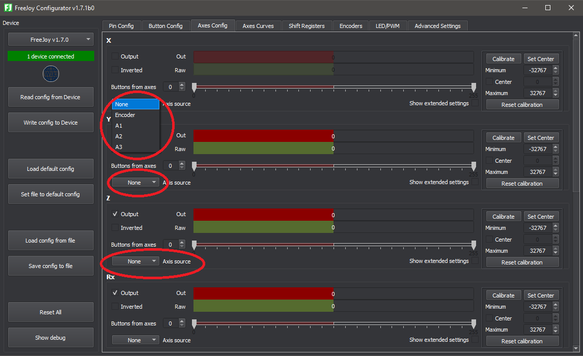 Write config to device · Issue #36 · FreeJoy-Team/FreeJoyWiki · GitHub