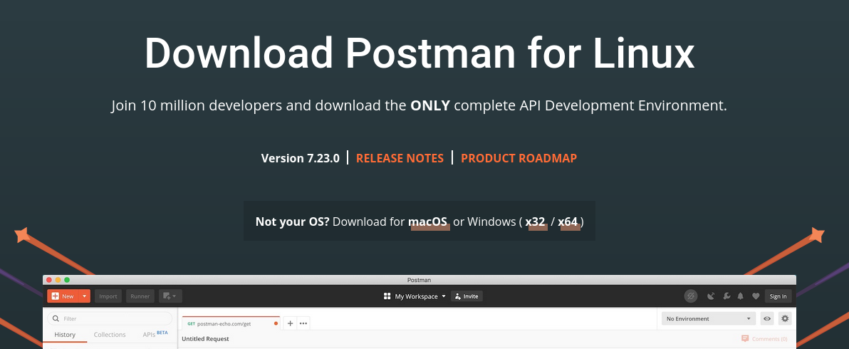 Download link for Linux is missing on Postman website · Issue #8435 · postmanlabs/postman-app ...