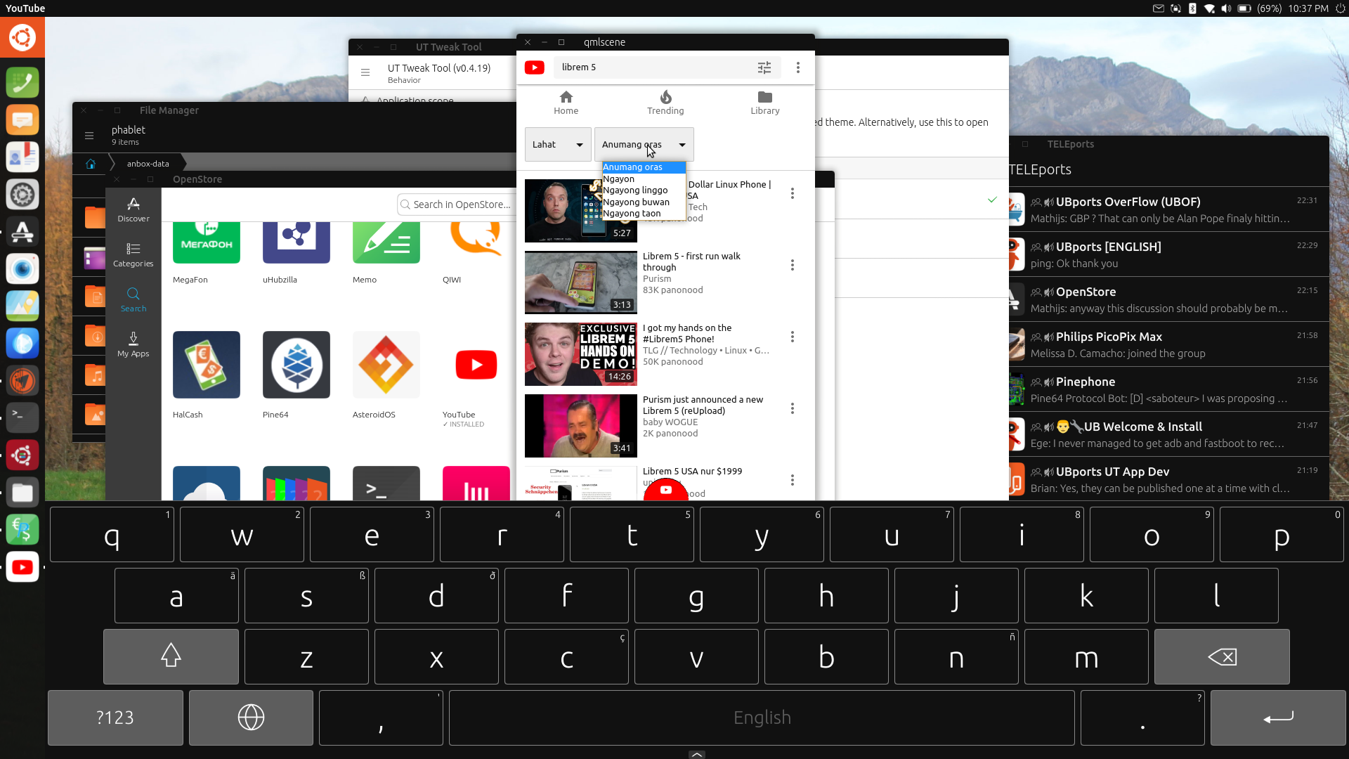 Pulldownmenus in webpages are incorrect · Issue #239 · ubports/morph ...