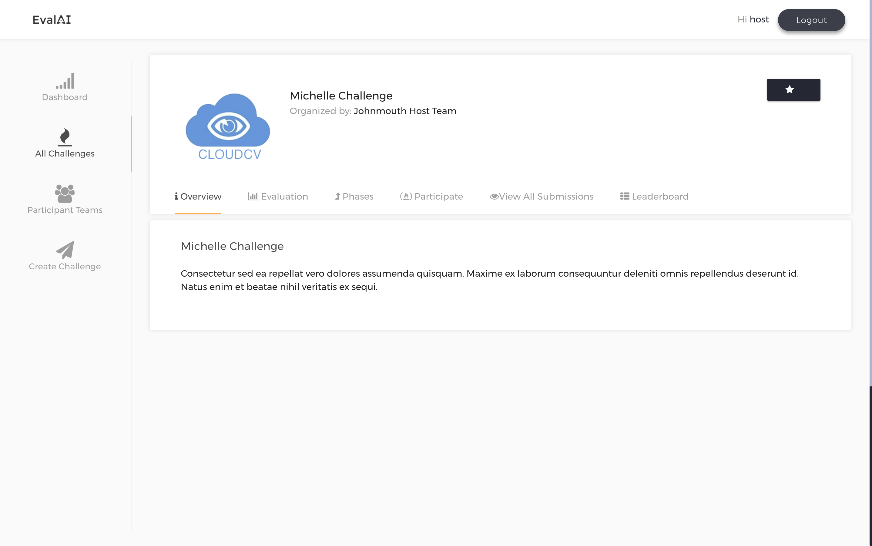 Text not being displayed for the 'star challenge feature' · Issue #1228 · Cloud-CV/EvalAI · GitHub