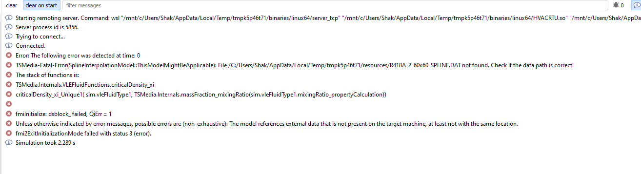 Not Able to Run FMUs with Resource files says Resource file not found but its present at the ...