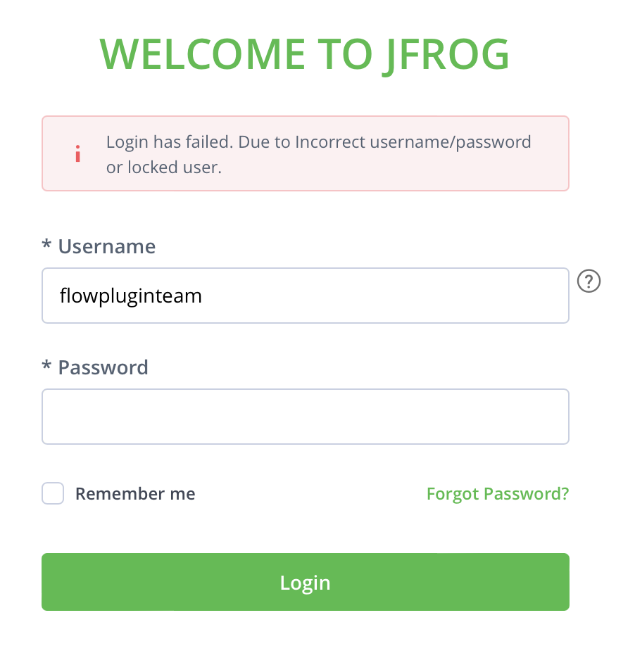 Password Reset For Flowpluginteam Account For Repojenkins · Issue 3109