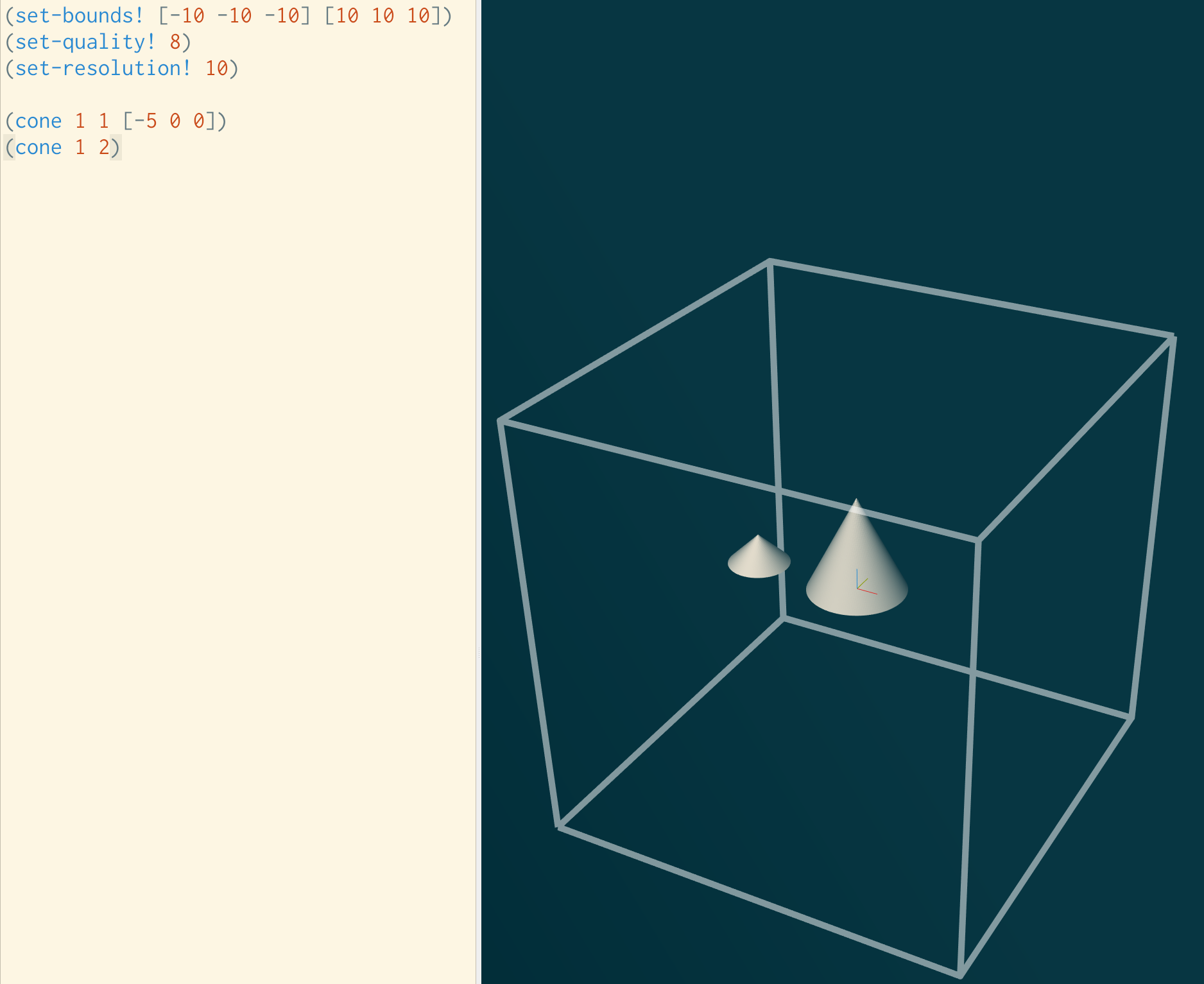 Cone dimensions don't seem to make sense · Issue #436 · libfive/libfive · GitHub