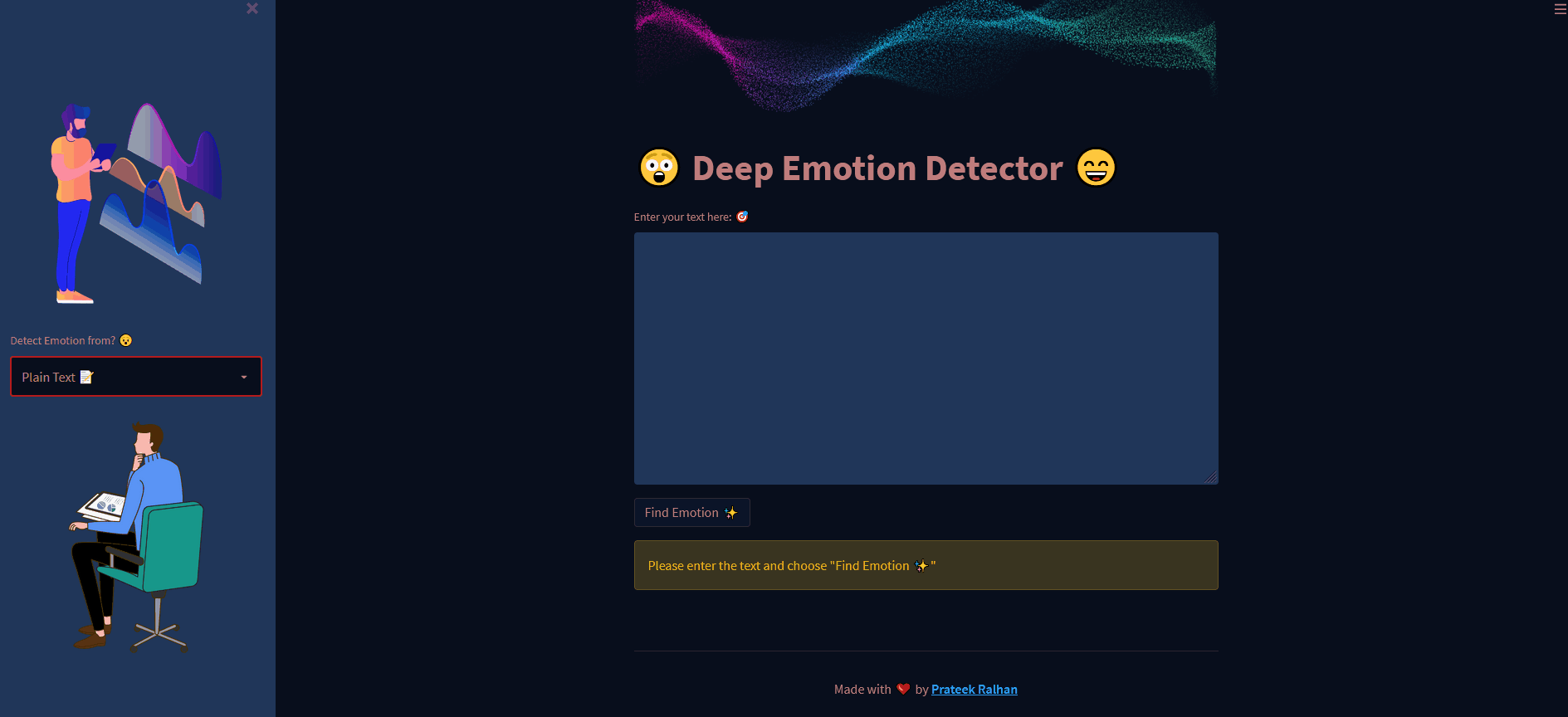 GitHub - prateekralhan/Streamlit-based-Deep-Emotion-Detector: A simple streamlit based webapp to ...