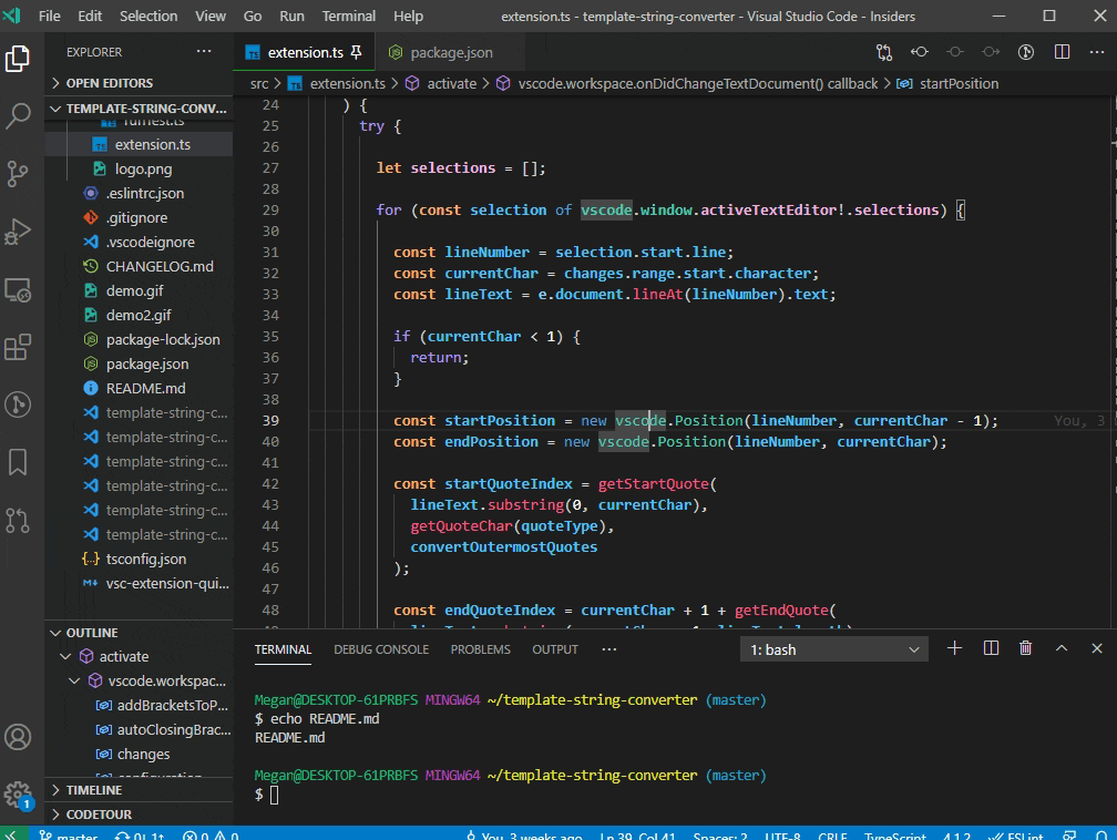 Terminal - no link detected when file path doesn't start with ...