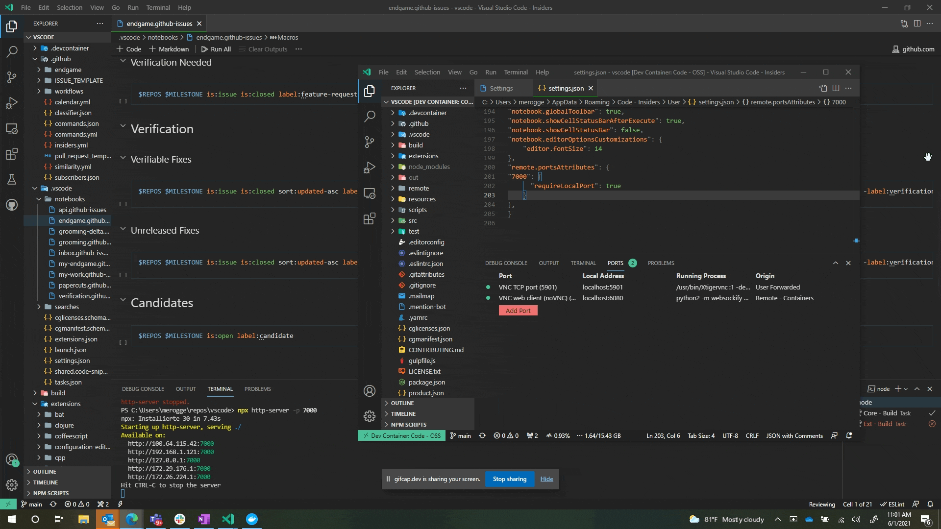 No modal when preferred local port is taken · Issue #5125 · microsoft ...