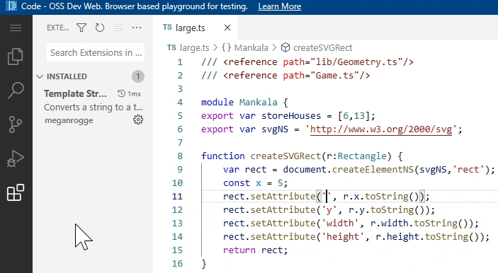 Template string converter in Web please · Issue #57 · meganrogge/template-string-converter · GitHub