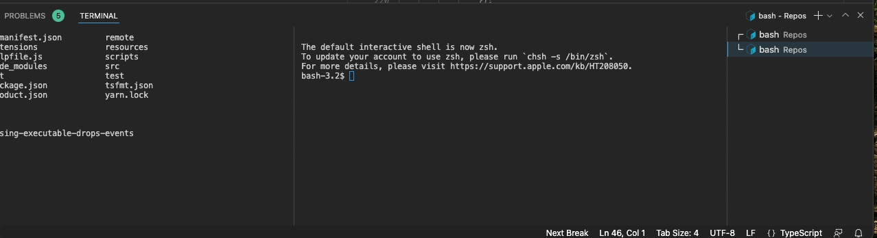 splitting a terminal via the tab dropdown menu does not inherit cwd · Issue #140941 · microsoft ...