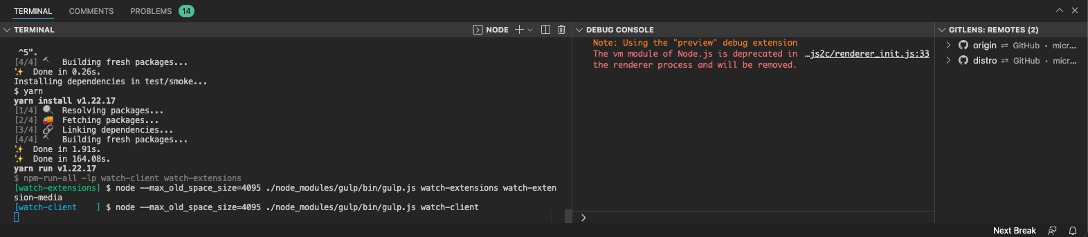 希望终端可以单独移动到左侧下方（I hope the terminal can move to the lower left side ...