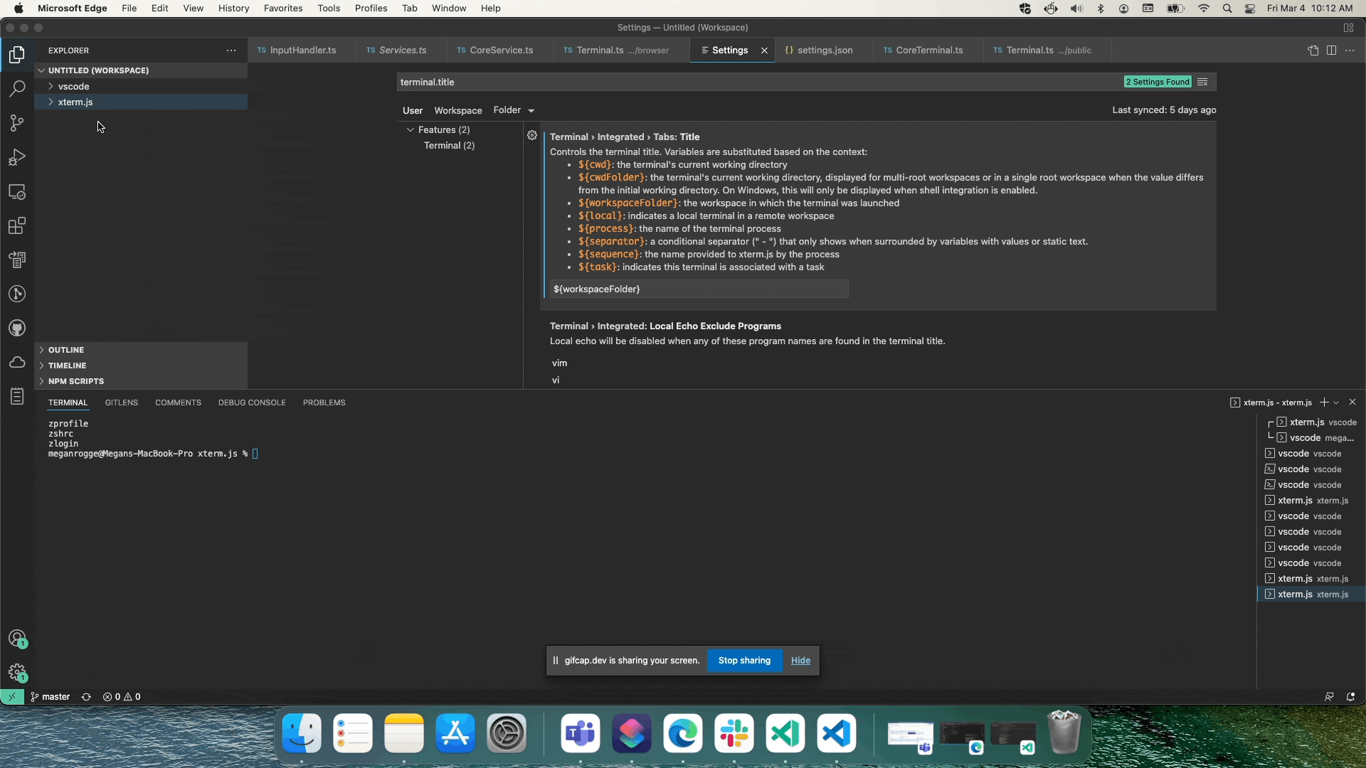 terminal.integrated.tabs.title · Issue #144403 · microsoft/vscode · GitHub