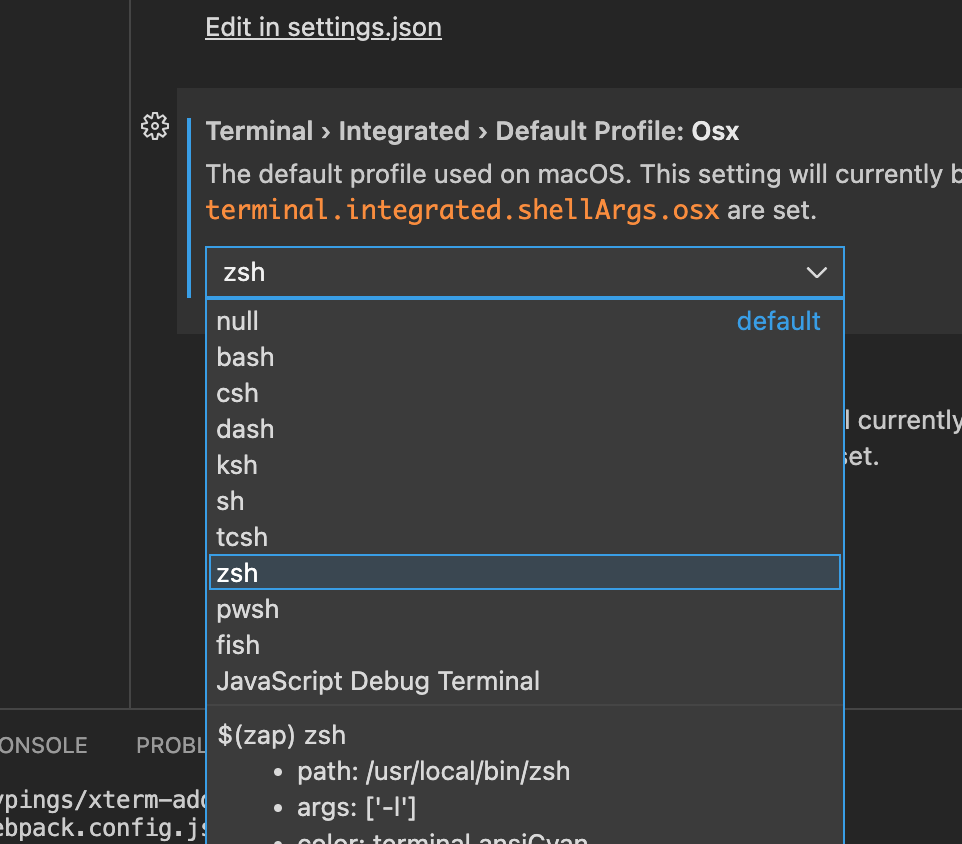 Default terminal.integrated.defaultProfile.* value is invalid · Issue #146437 · microsoft/vscode ...