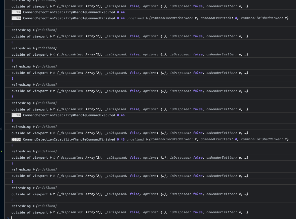 Terminal decorations aren't working properly · Issue #149866 · microsoft/vscode · GitHub