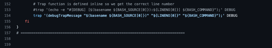 bash debug trap doesn't work with shell integration for multi-word functions · Issue #150877 ...