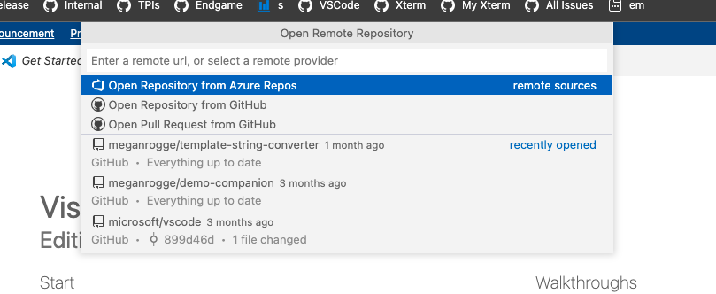 Remote Explorer Getting Started Section Still Opens Url Even If You Press Escape · Issue 150427 