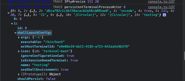 Variables added in `vscode.window.createTerminal` are not included in the environment if shell ...