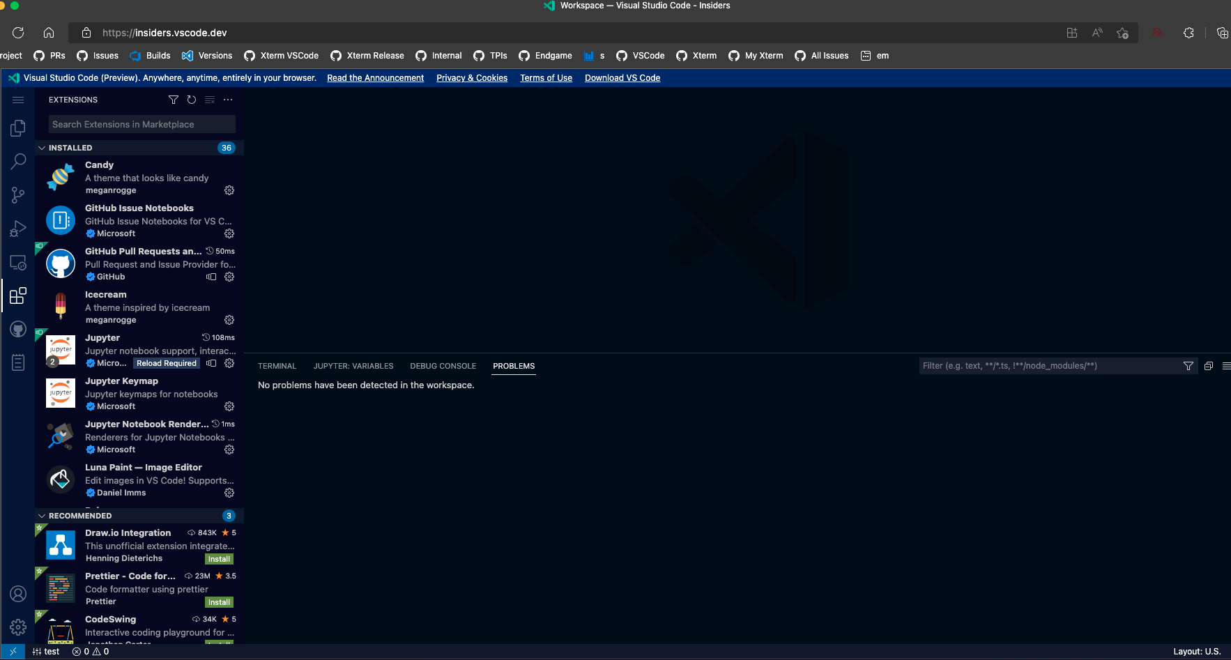 Extension walkthroughs from extensions in other profiles shown in ...