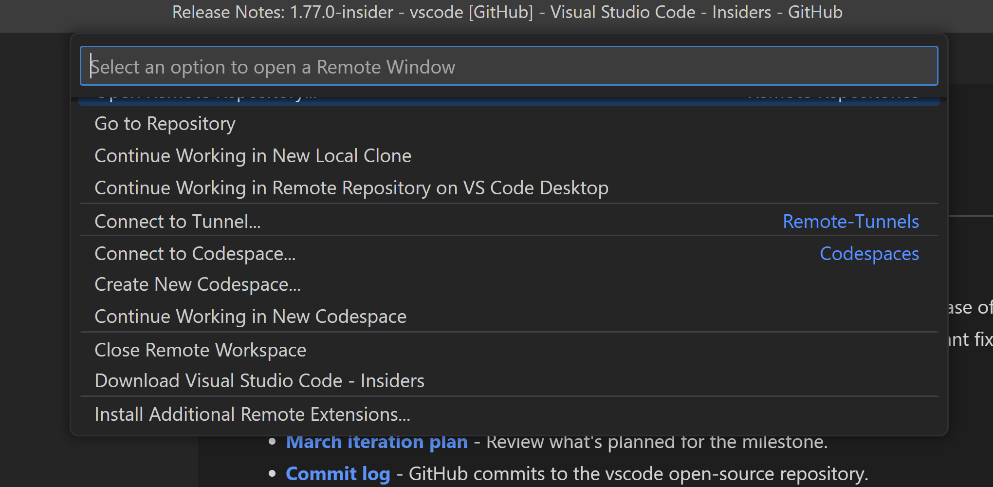 Download VS Code Insiders quick pick should be low priority · Issue #175815 · microsoft/vscode ...