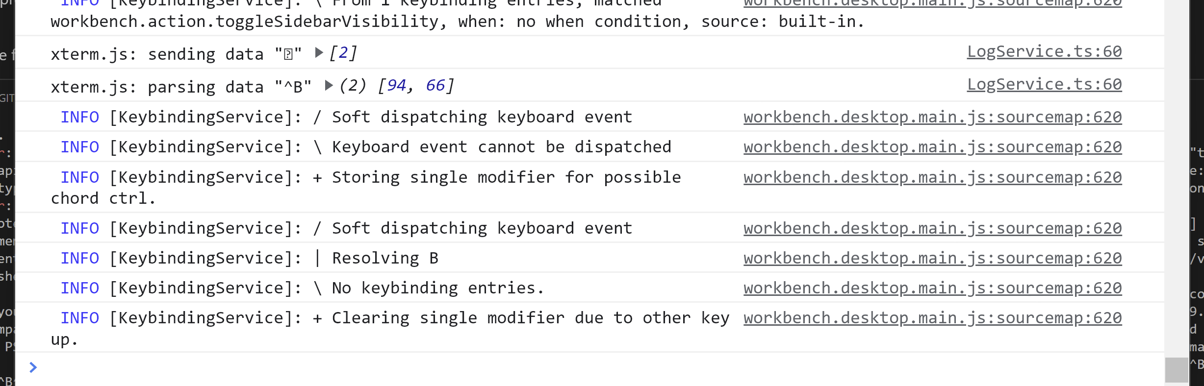 Cannot toggle sidebar visibility when the terminal is focused · Issue ...