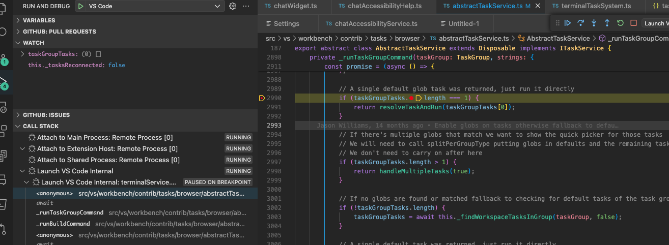Build task not available when pressing cmd+shift+B immediately after window opens · Issue ...