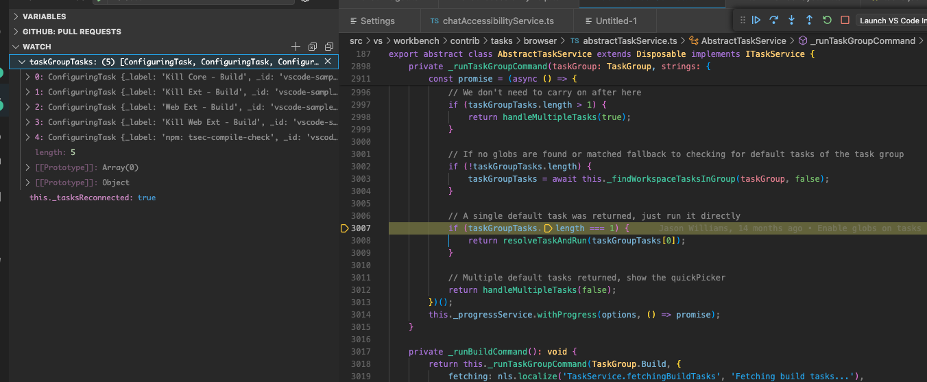 Build task not available when pressing cmd+shift+B immediately after window opens · Issue ...