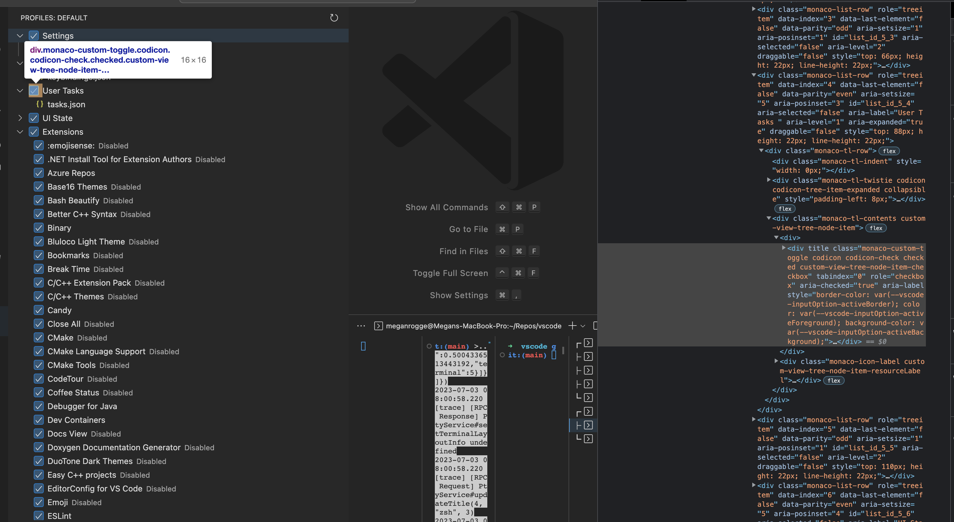 [Accessibility] Checkboxes are unlabeled in `Export Profile...` · Issue ...