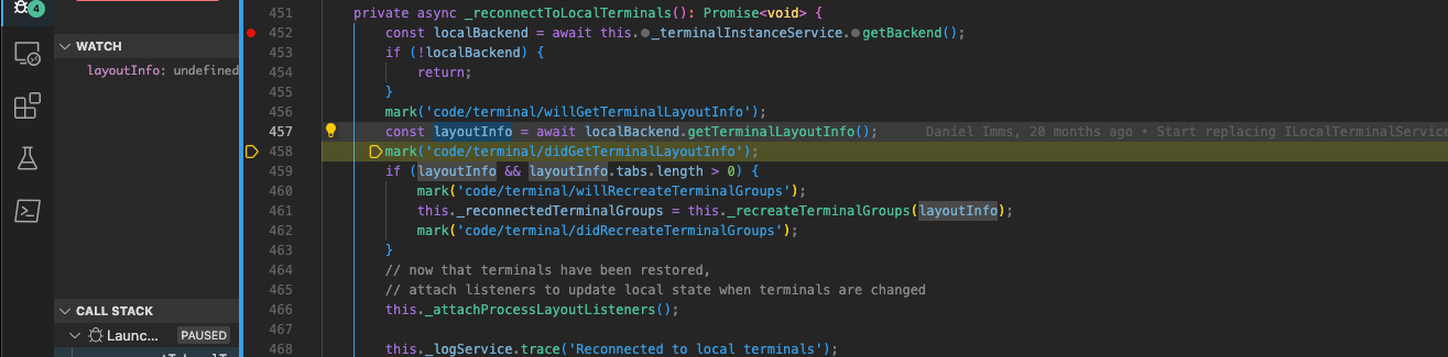 terminal reconnection isn't working · Issue #187282 · microsoft/vscode · GitHub