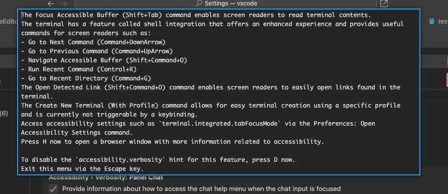 accessible view vertically aligned incorrectly · Issue #187753 · microsoft/vscode · GitHub